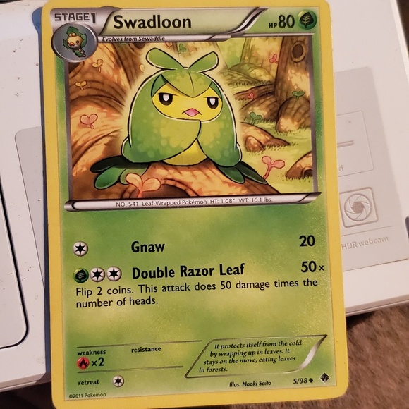 Other | Swadloon 5 Pokemon Card | Poshmark